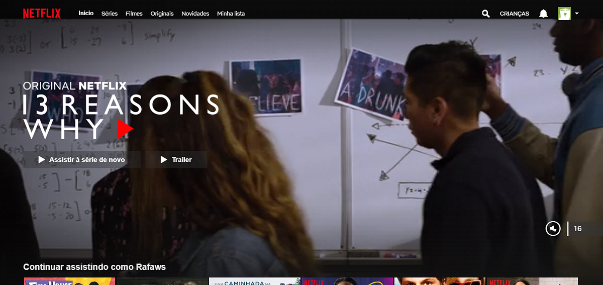Analisando a interface do Netflix | by Rafaella Tolesani Pereira Verdi ...
