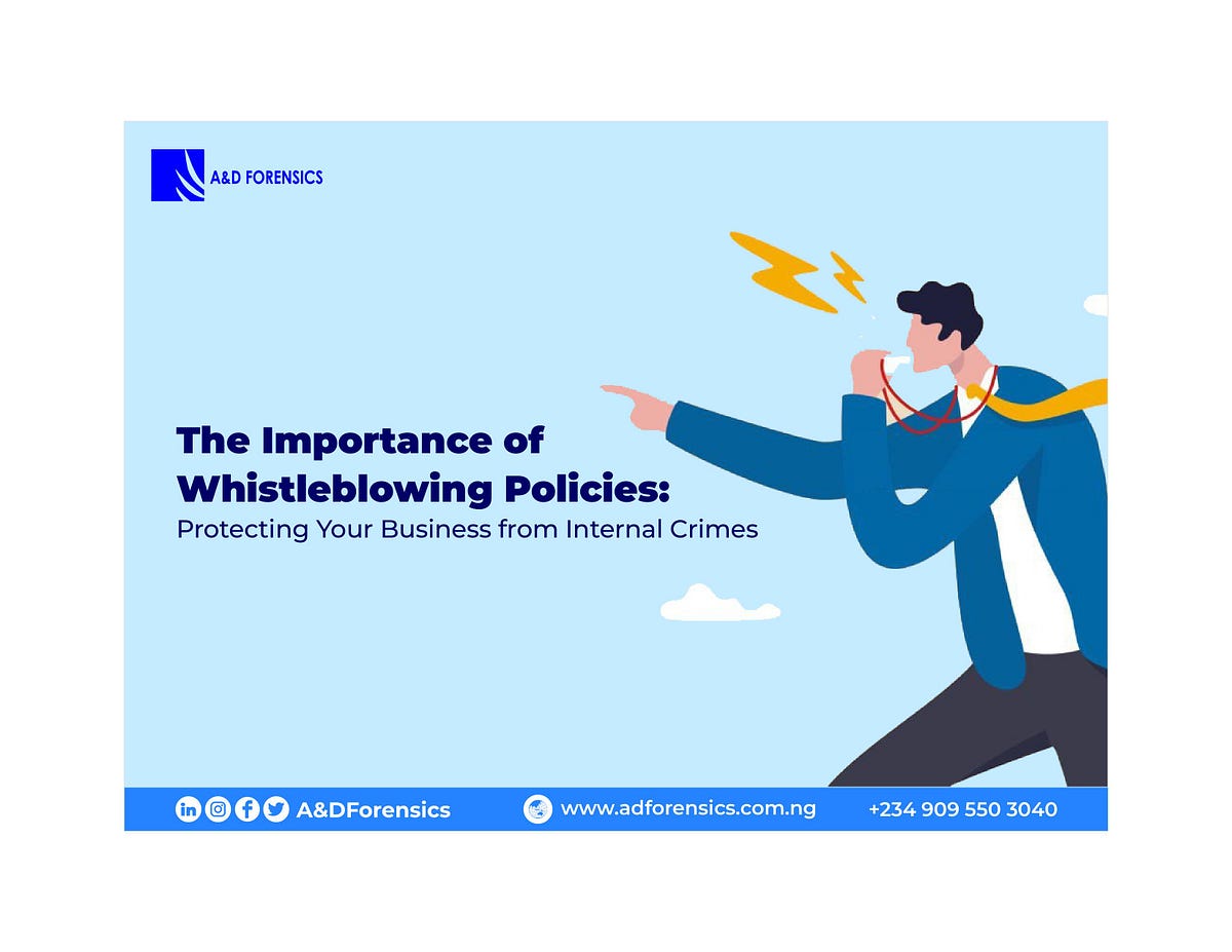 The Importance of Whistleblowing Policies: Protecting Your Business ...