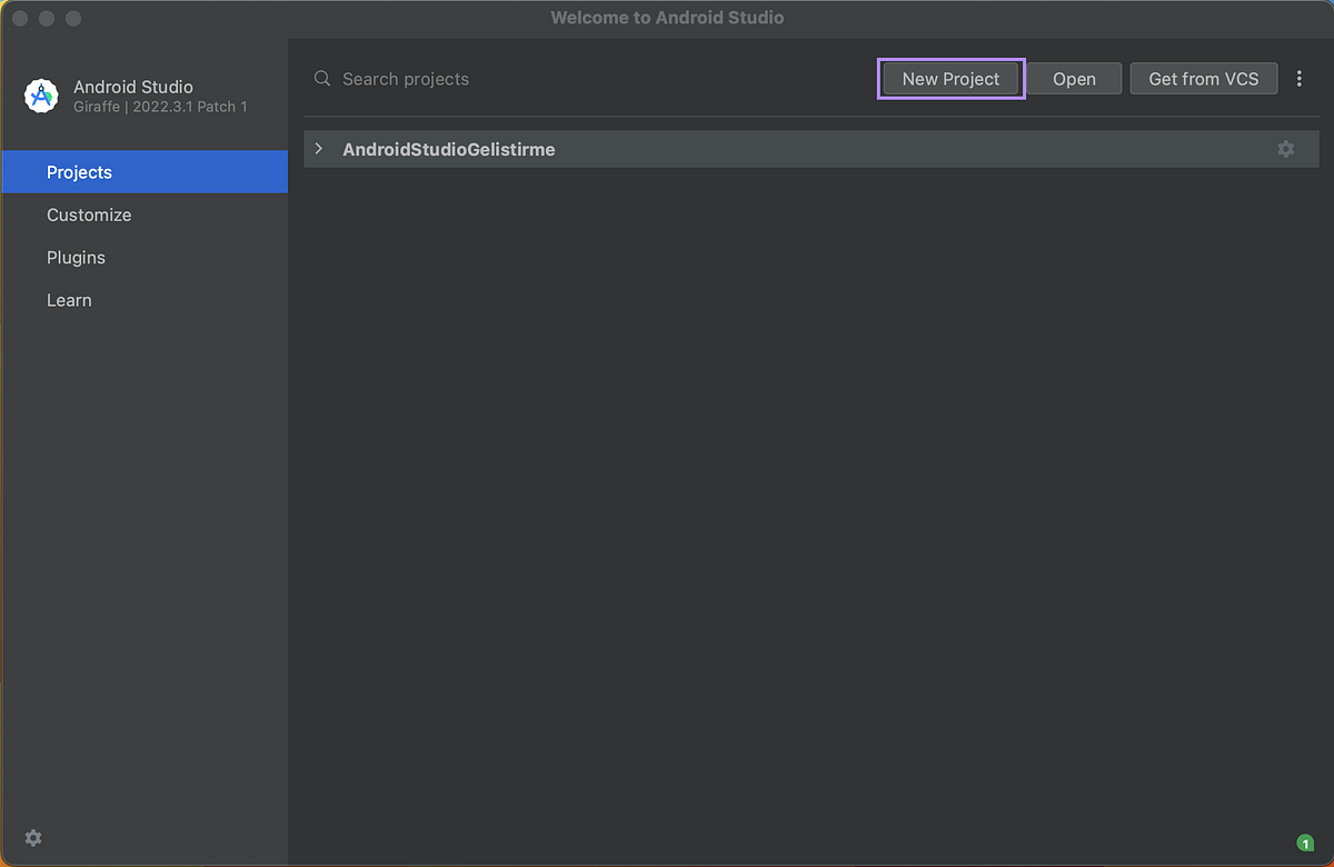Android Studio Yeni Proje Nasıl Oluşturulur ? | by İrem Kozlu | Medium