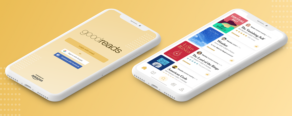 Envisaging a modern Goodreads iOS experience — a redesign study | by ...