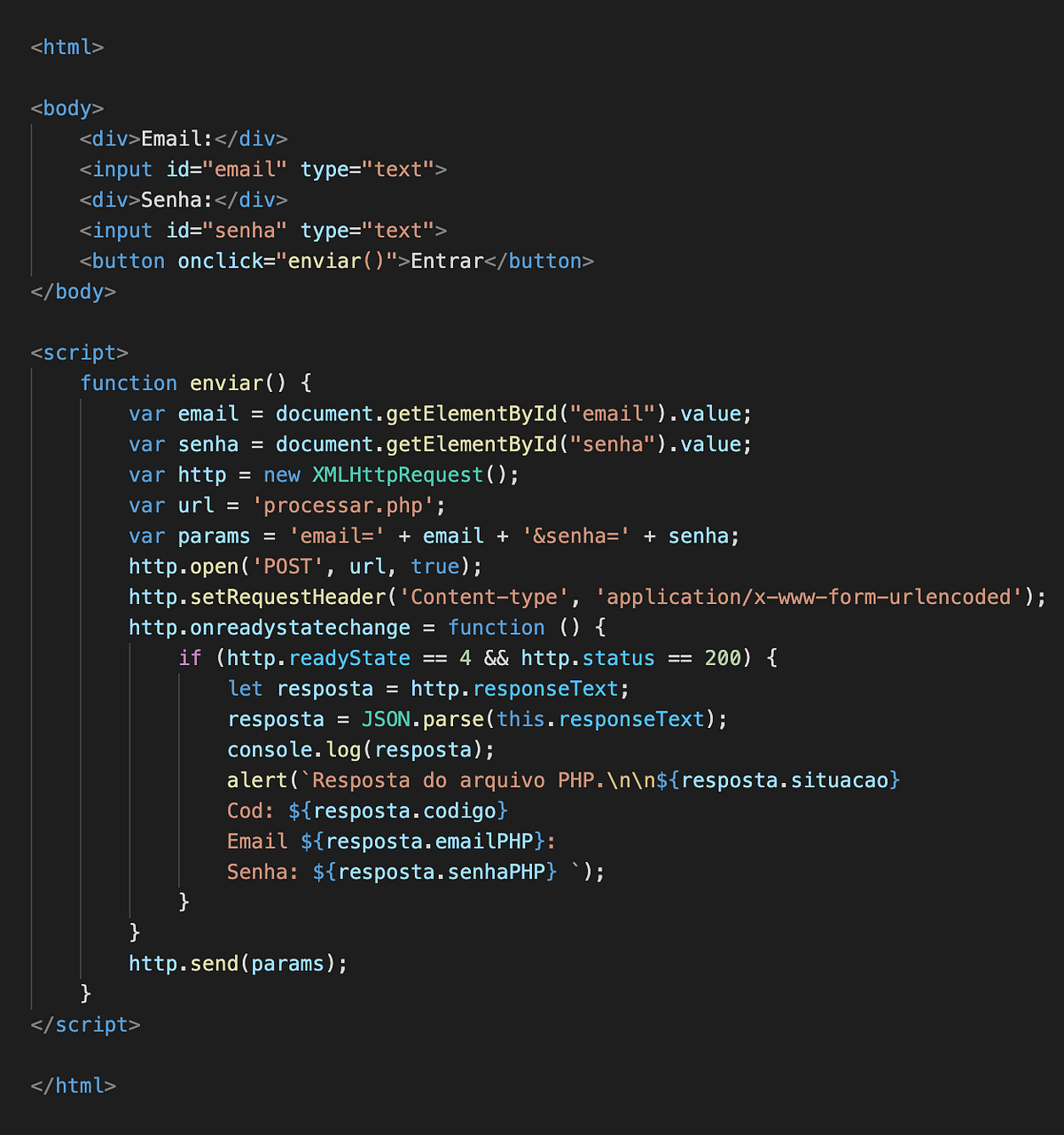 Post com JavaScript + PHP + JSON. Forma para fazer um Post com ...