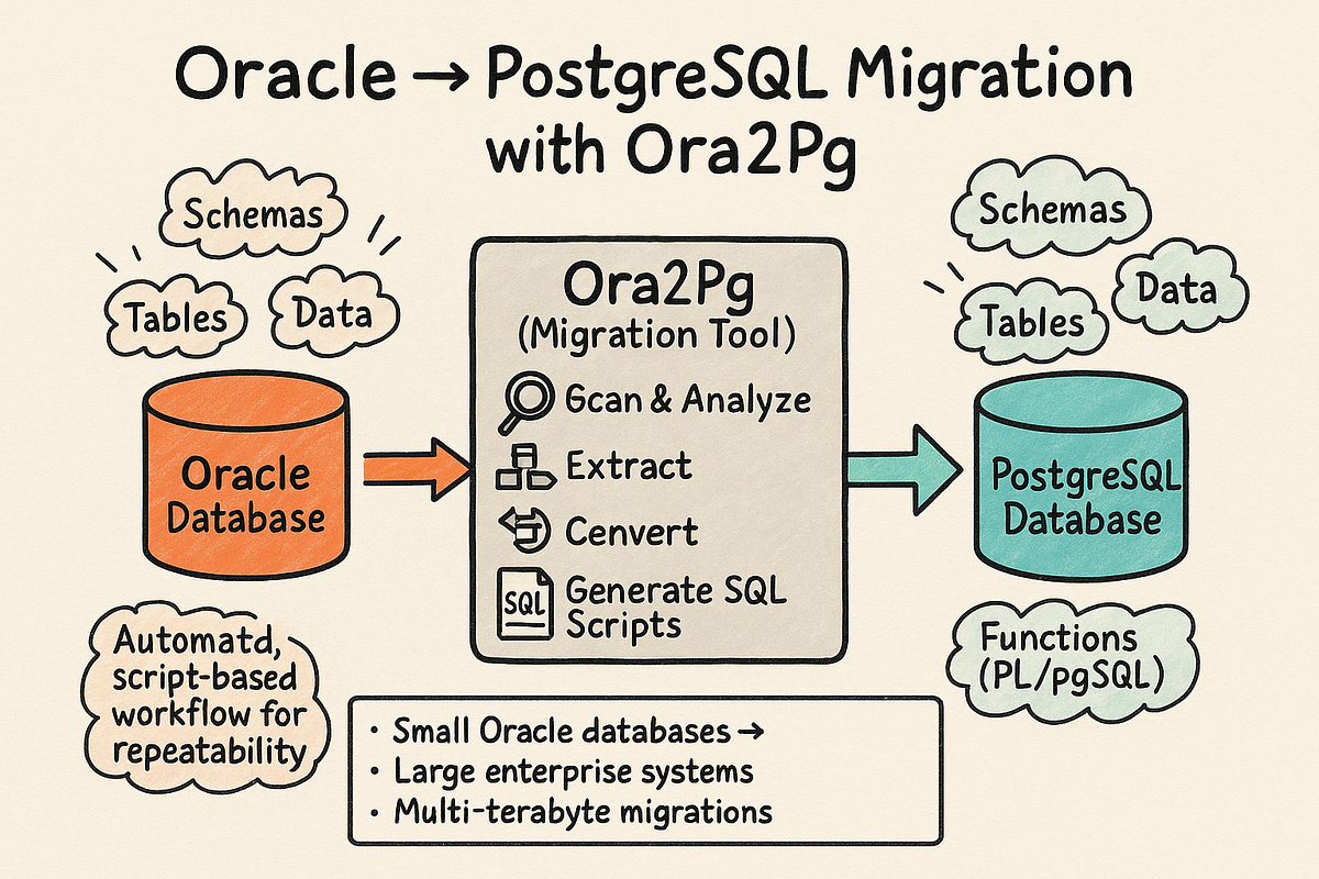 02 - Oracle to PostgreSQL Migration with Ora2Pg | by Jeyaram Ayyalusamy | Oct, 2025 | Medium