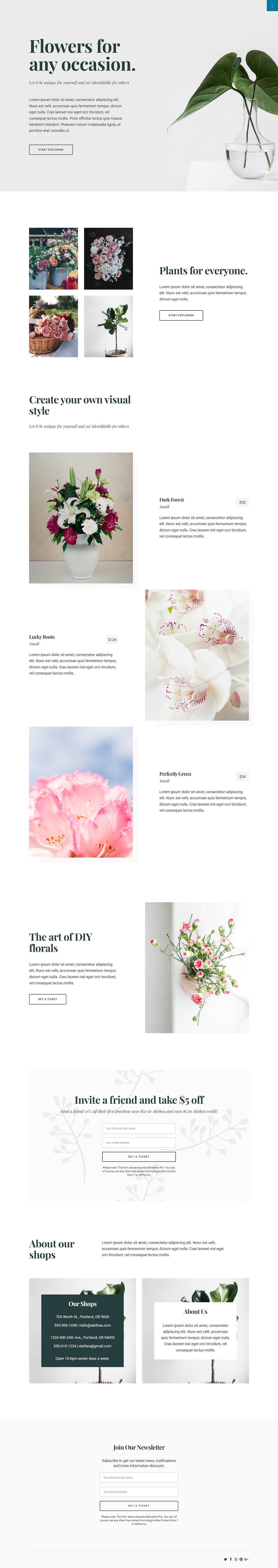 Alethea — wordpress Landing Page - Shojib Shariyer - Medium
