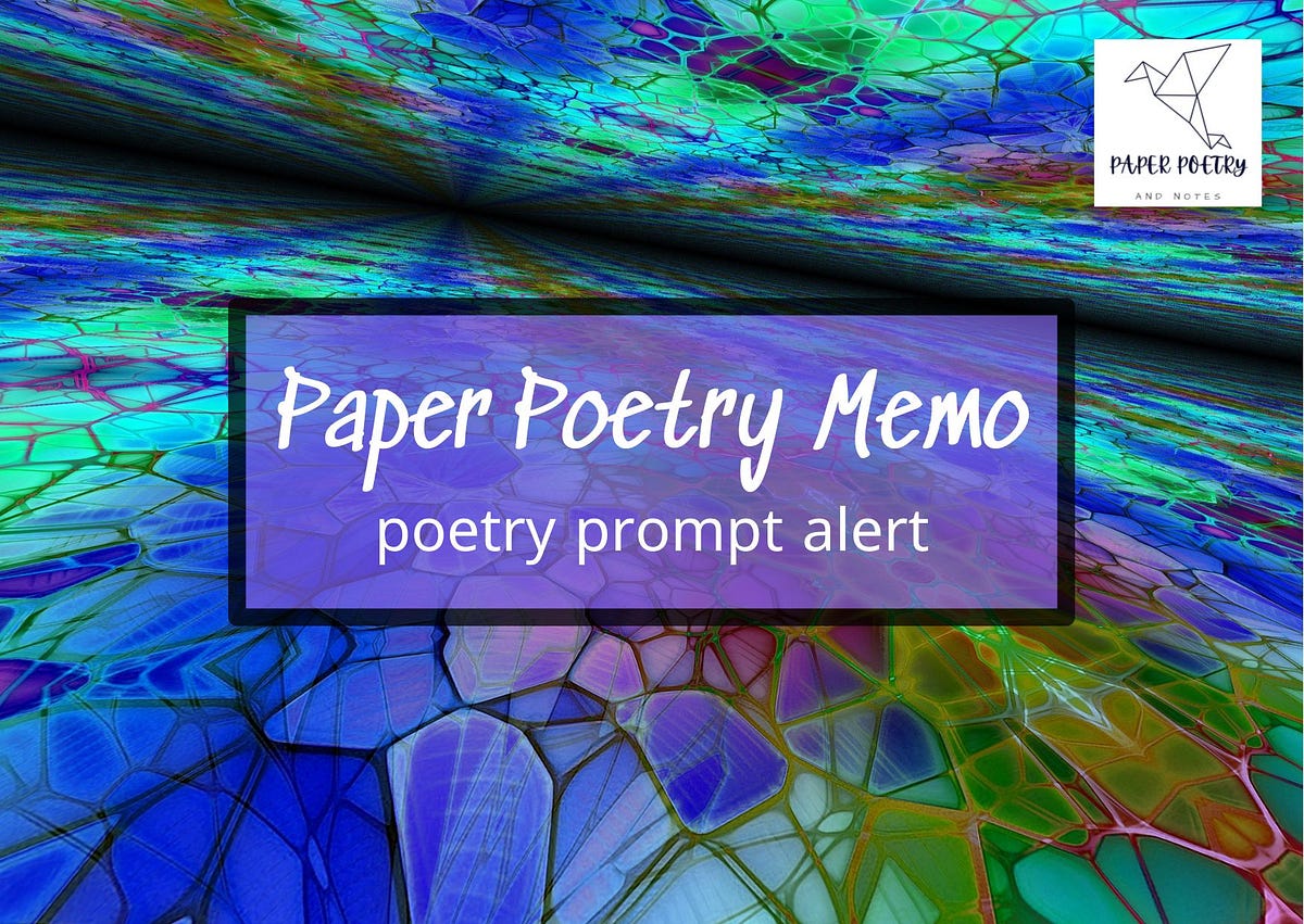 Paper Poetry Memo Prompt Alert – April 2026 | Paper Poetry
