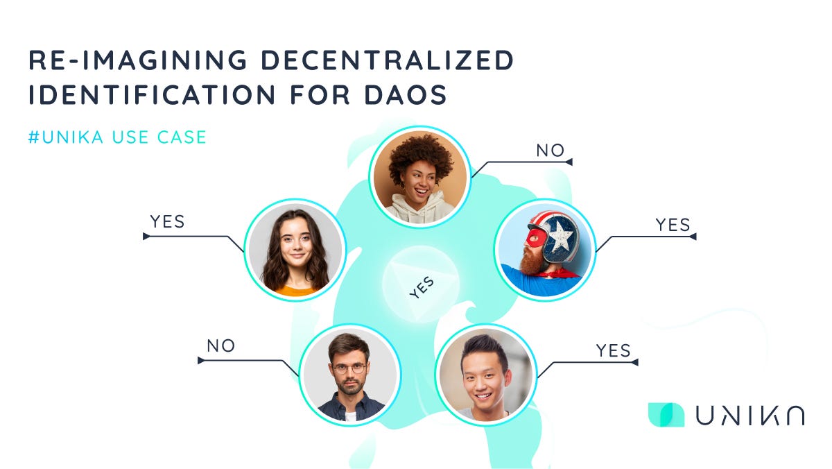 Re-Imagining Decentralized Identification for DAOs: Unika Use Case | by ...