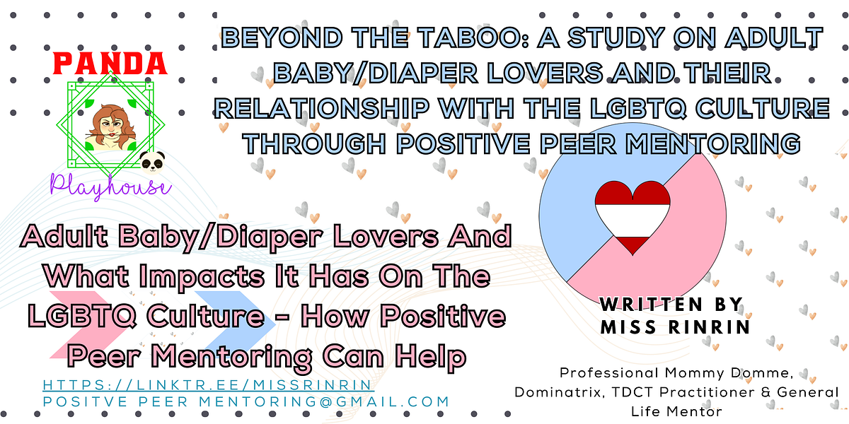 BEYOND THE TABOO: A STUDY ON ADULT BABY DIAPER LOVERS AND THEIR ...
