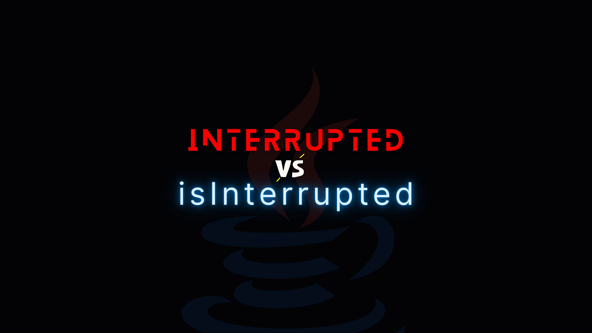 Interrupted Vs Isinterrupted Threads Java By Coding Sprint Medium