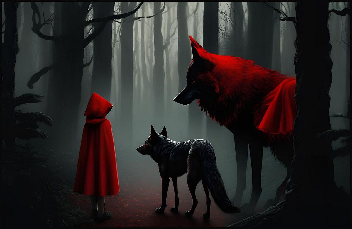 Little Red Riding Hood. A sinister meaning! | by L. A. Cargill ...