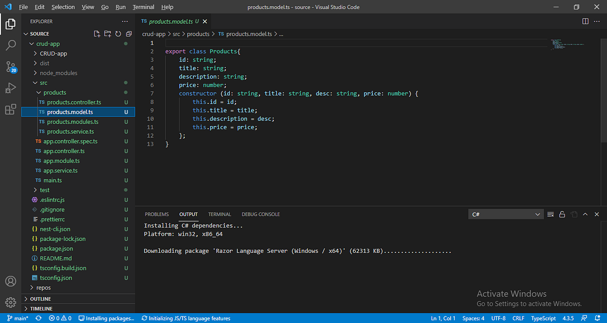 Simple CRUD App with Nest.js. In this article, we will talk about how… | by Akinloluwa Olumuyide ...
