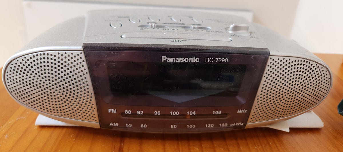 A bedside clock with a React SPA on an old tablet | by Gareth Cronin ...