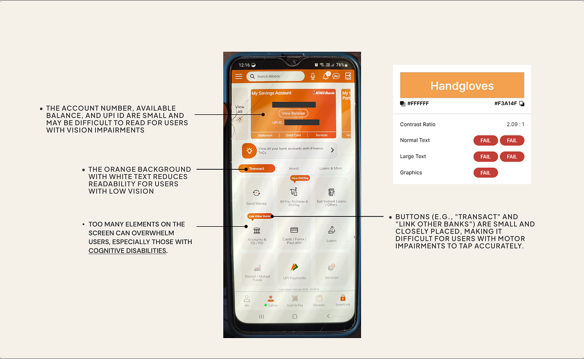 Redesigning the ICICI Bank App: A Journey Towards Accessibility ...