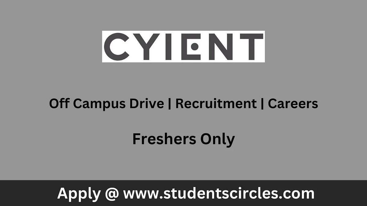 Cyient Careers 2023 | Fresher | Direct Link | by V G Selvam ...