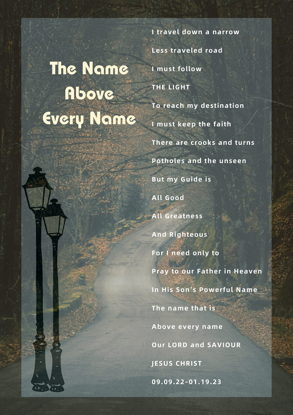 THE NAME ABOVE EVERY NAME - Alfreda Matthews Anwar - Medium