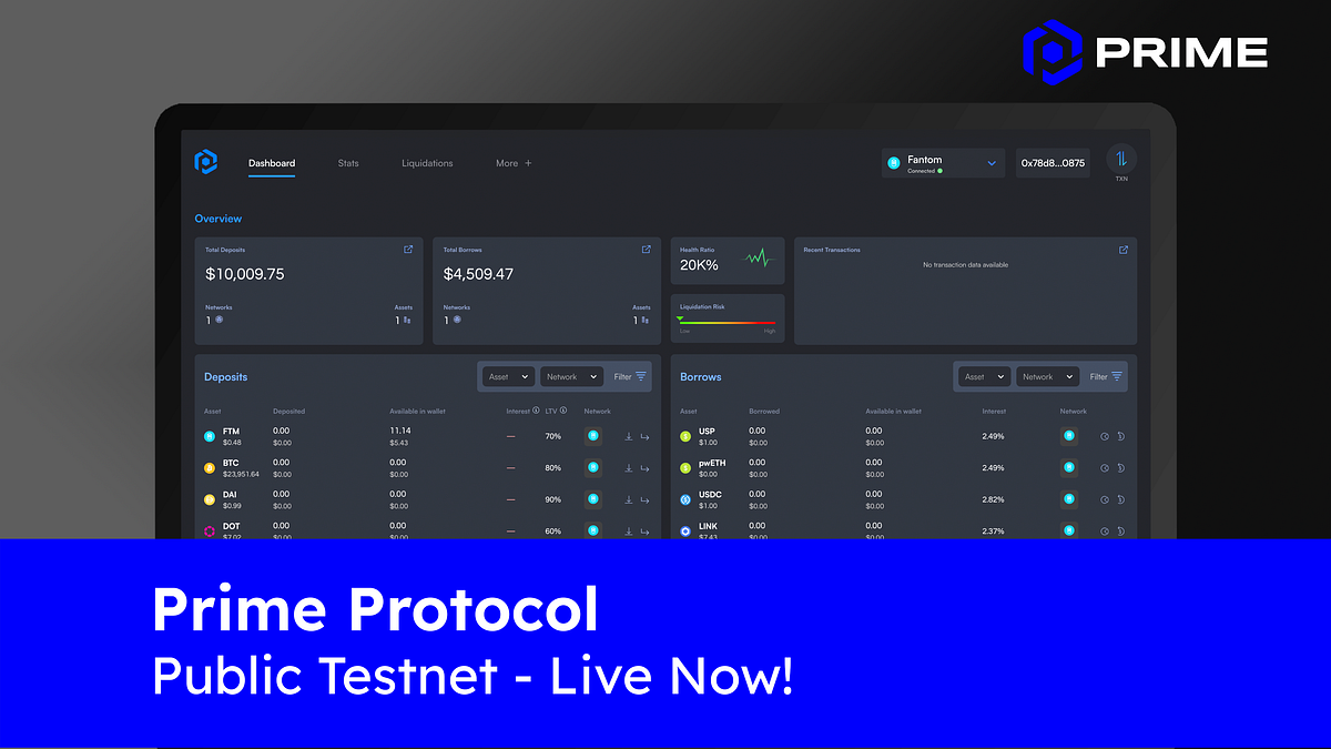 Prime Protocol is Now Available on Public Testnet! | by Prime Protocol ...
