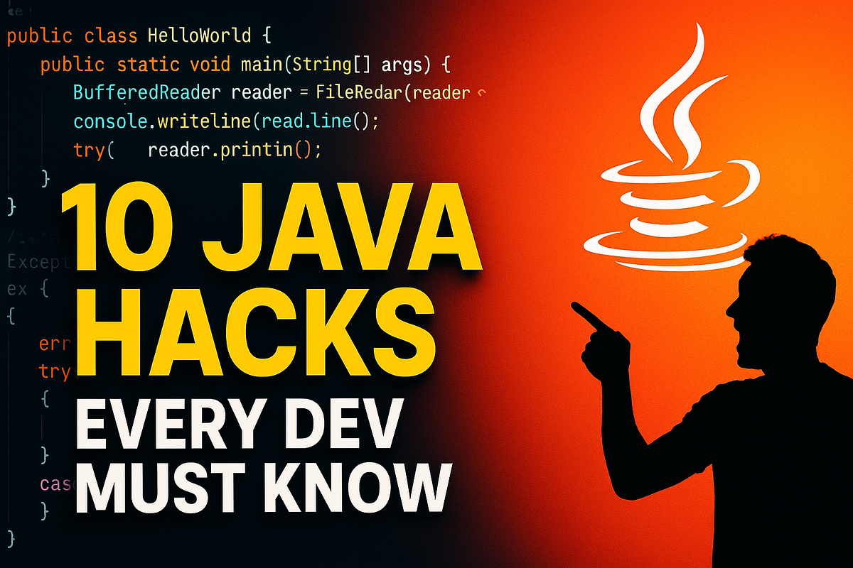 10 Java Hacks Every Developer Should Know (That Will Save You Hours ...