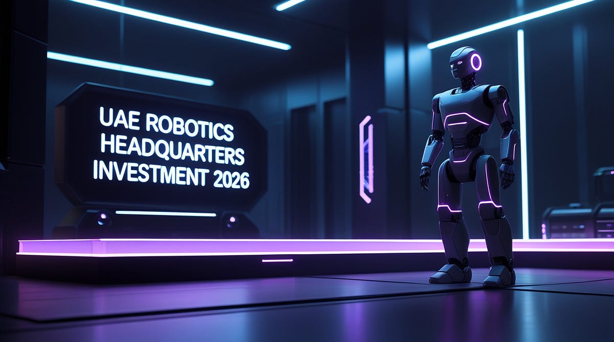 Why the UAE Robotics Headquarters Investment 2026 Signals a New ...