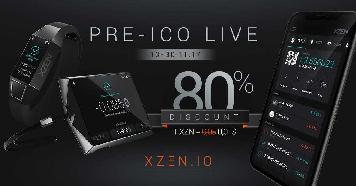 XZEN Announces Pre-ICO Stage Launch | by XZEN Wallet | Medium