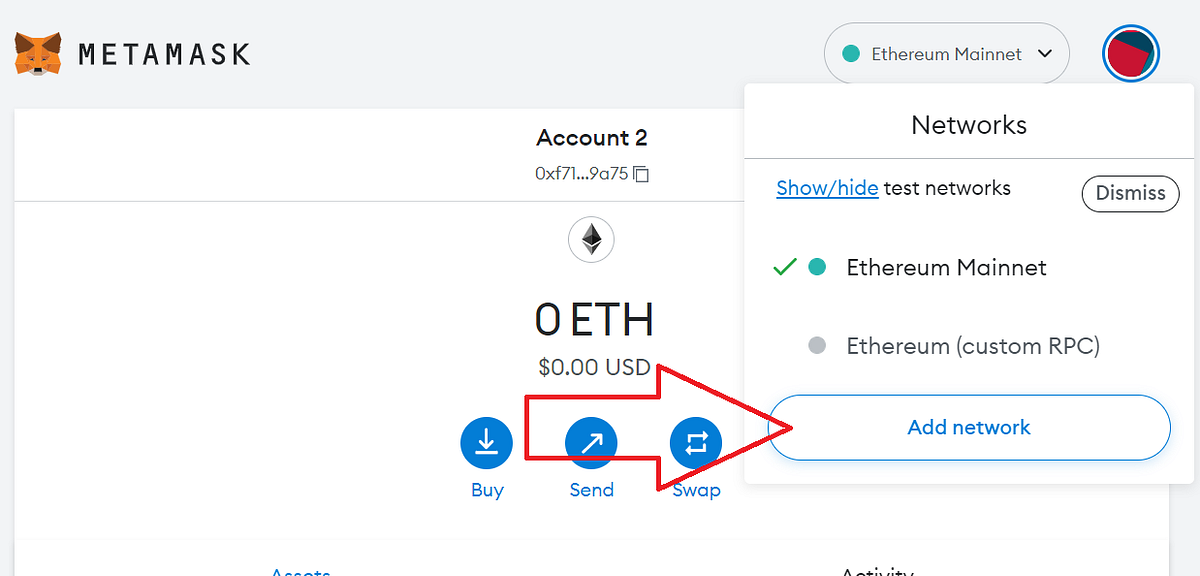 How to change your MetaMask RPC?. MetaMask is on the top of the list when… | by Tomaskristl | Medium
