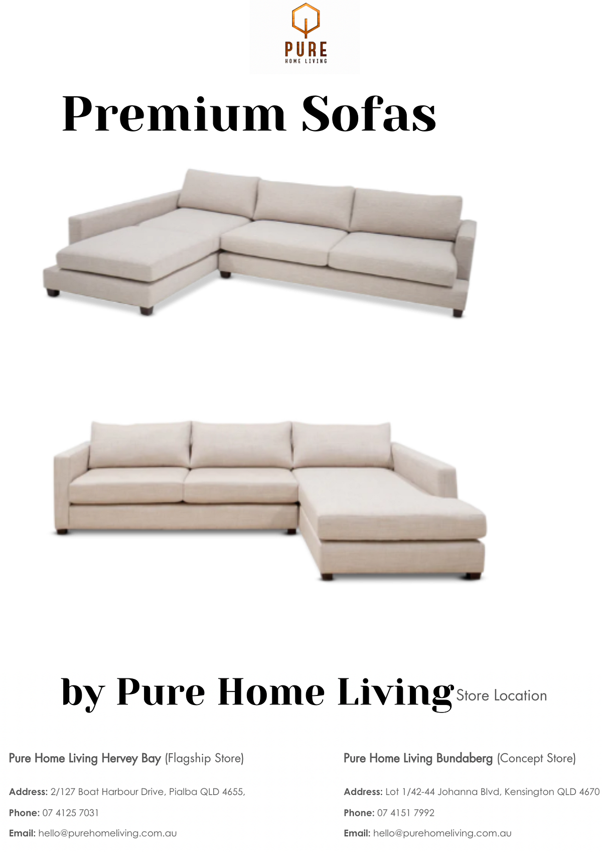 Buy Premium Sofas At Pure Home Living - Pure Home Living - Medium