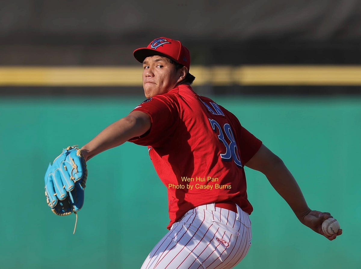 Phils Prospect Profile: RHP Wen Hui Pan | by Larry Shenk | Phillies Insider