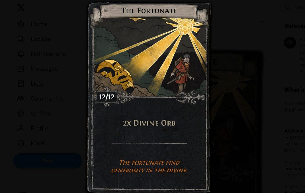 PPoE The Fortunate Divination Card: Upcoming League Economy and Farming ...