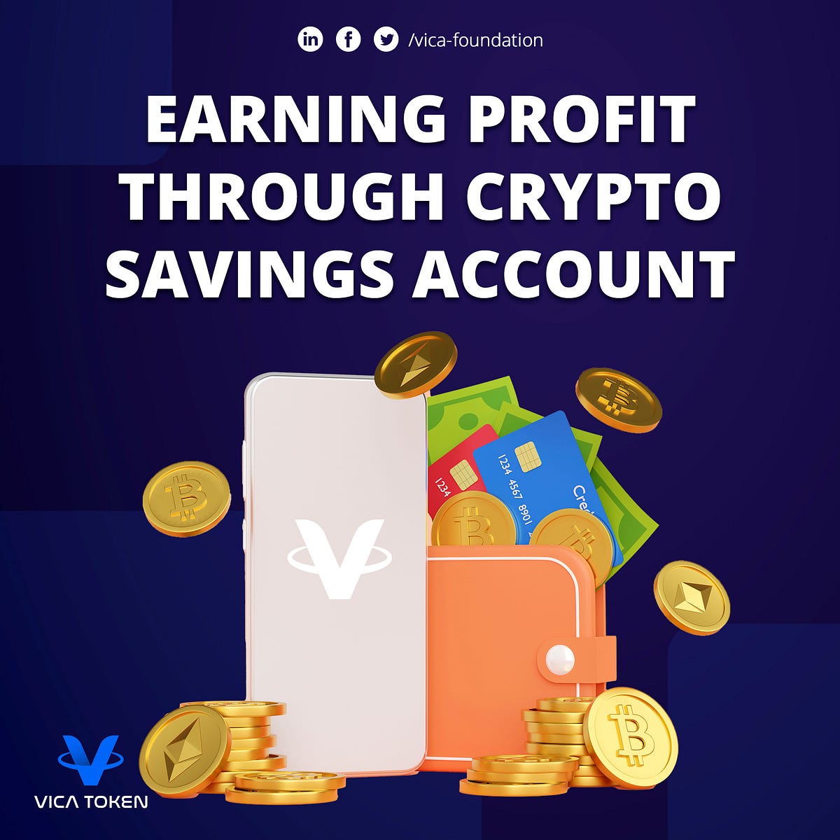 Earning Profit through Crypto Savings Account | by ViCA foundation | Medium