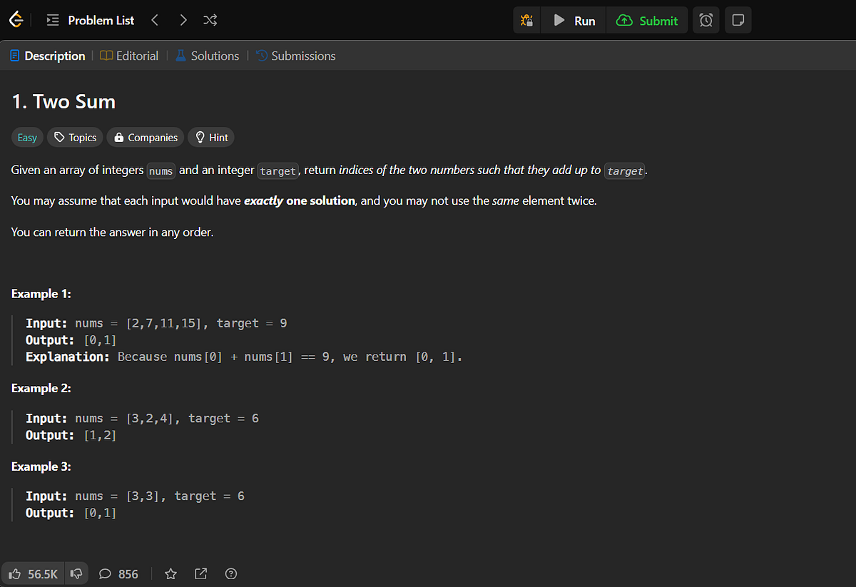 Using The Two Pointers Technique In Solving Two Sums | by Dev Frank | Medium