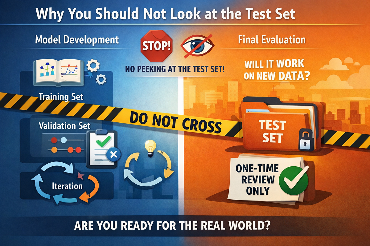 Why You Should Not Look at the Test Set | by Raoanandteertha | Jan ...