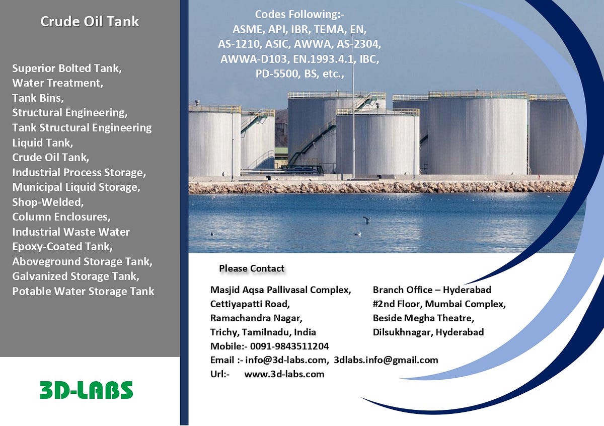 Crude Oil Tank - Design manager - Medium