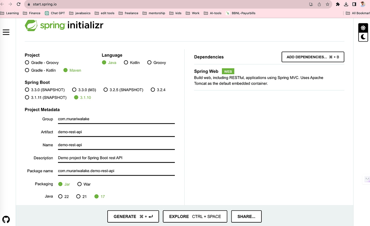 Getting Started with Spring Boot: Building REST API | by Murari Walake | Medium
