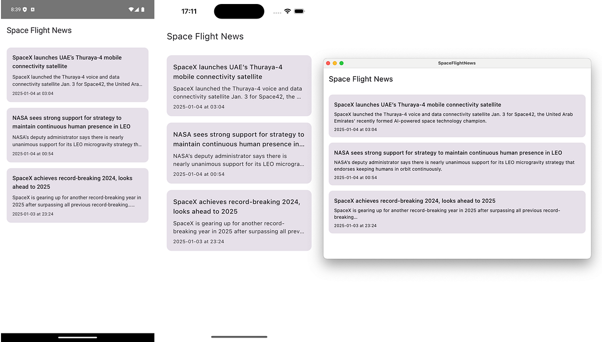 Building a Space Flight News App with Compose Multiplatform: Part 1 | ProAndroidDev