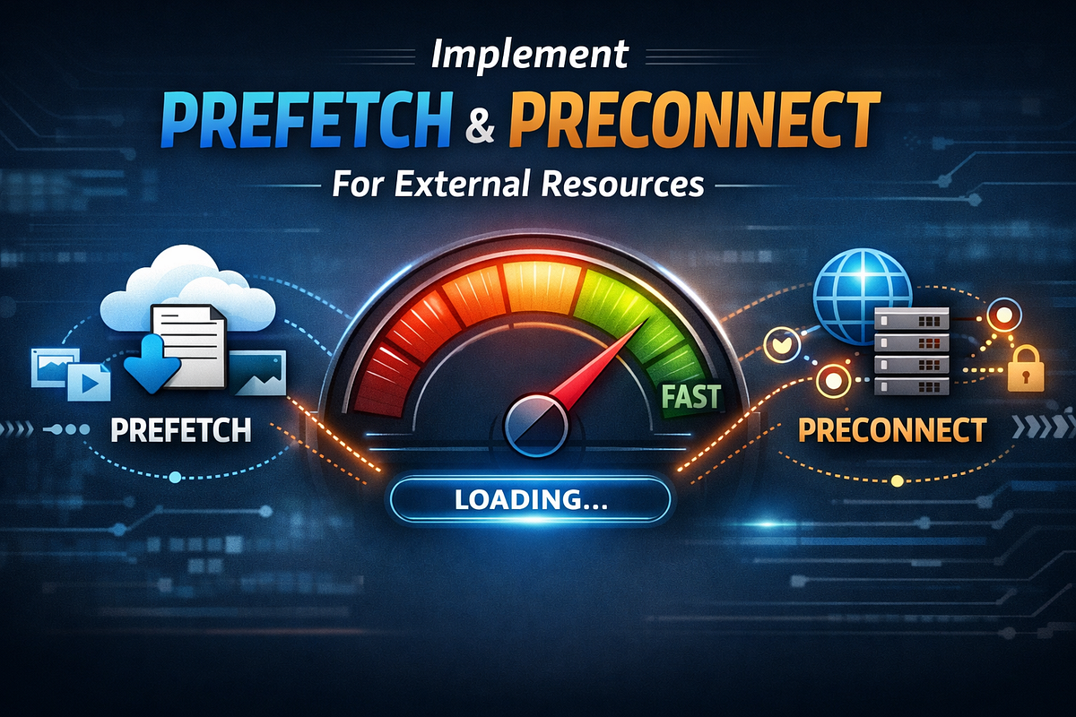 Implement Prefetch & Preconnect for External Resources | by Nel Biswas ...