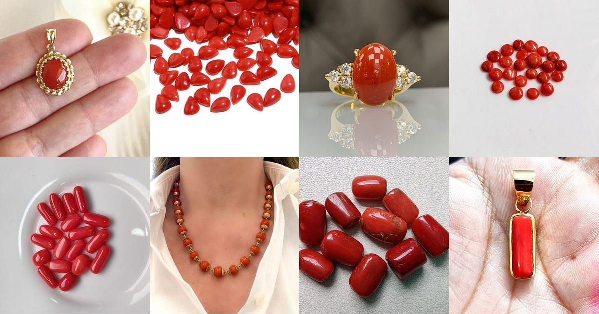 Unlock the Mystical Power of Moonga Stone with Giri Collections | by ...