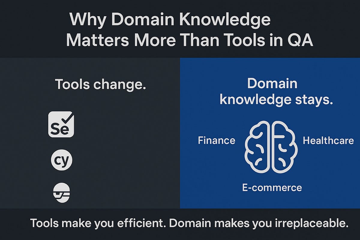 Why Domain Knowledge Matters More Than Tools in QA | by Lakindu De ...