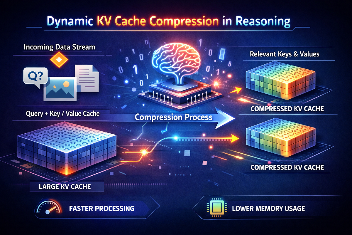 When to Remember: Distilling Dynamic KV Cache Compression for Reasoning ...