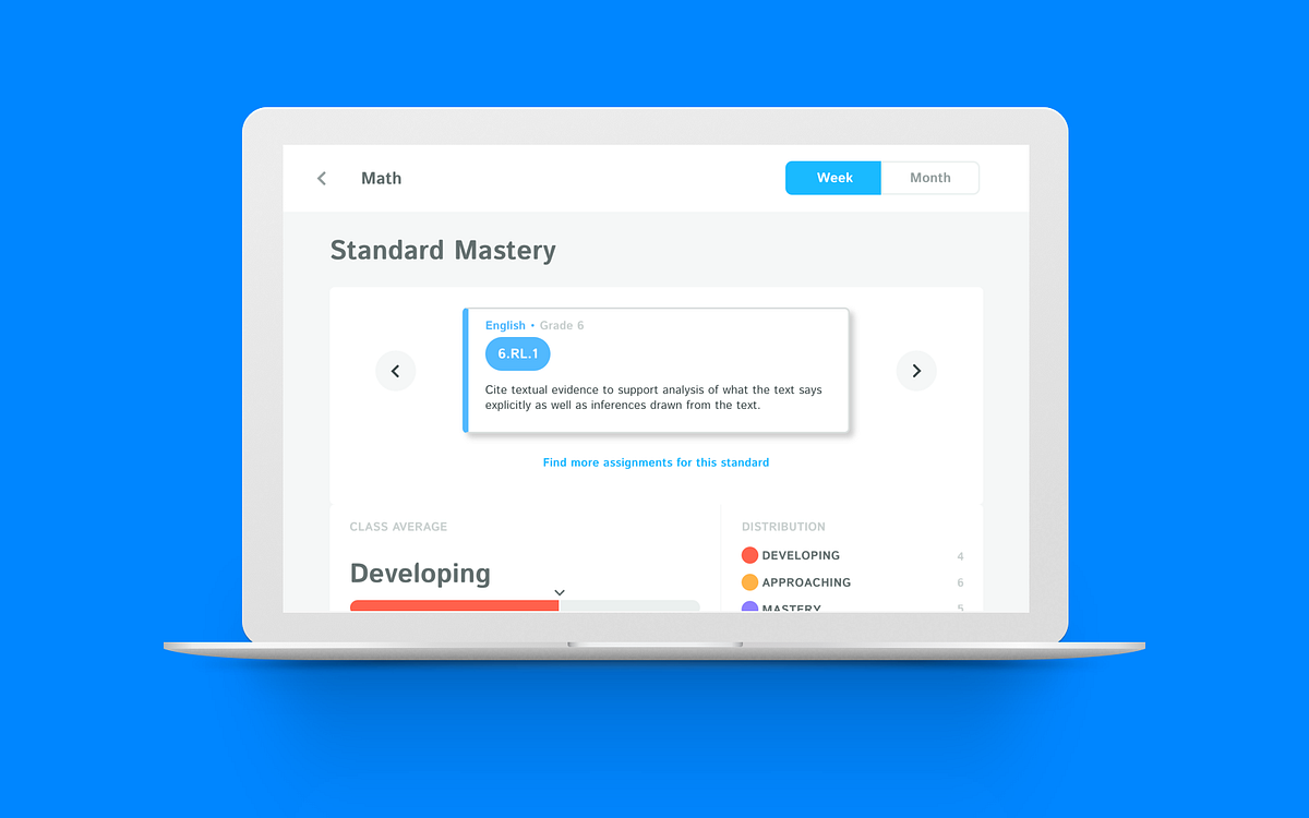 Introducing Standard Mastery Reports | by Kiddom | Teacher Voice | Medium