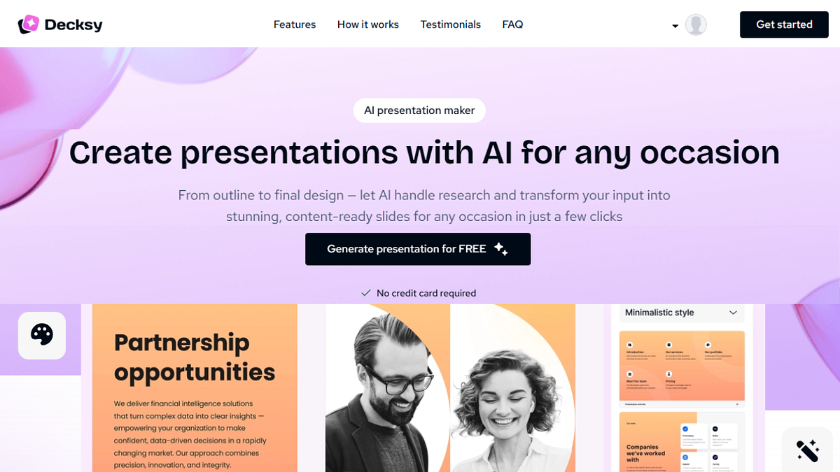 How to Create a Presentation With AI: Testing Decksy AI Presentation ...