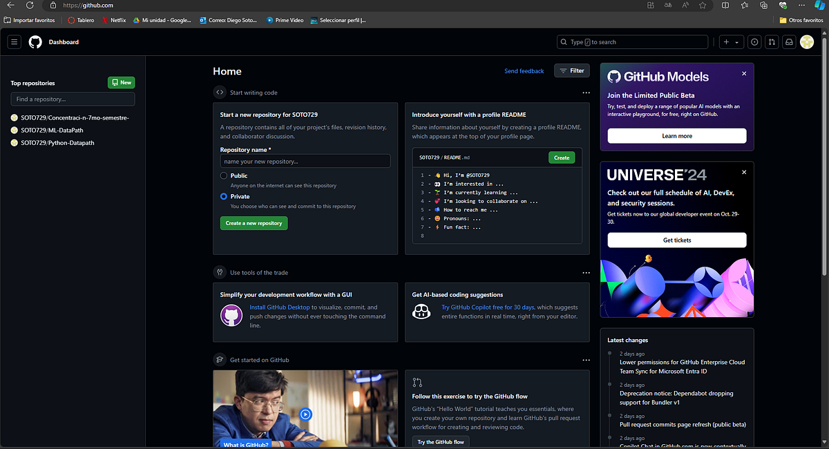 Creación de un repositorio en Github: hacer Git add, commit, push and pull | by Diego Soto | Sep ...