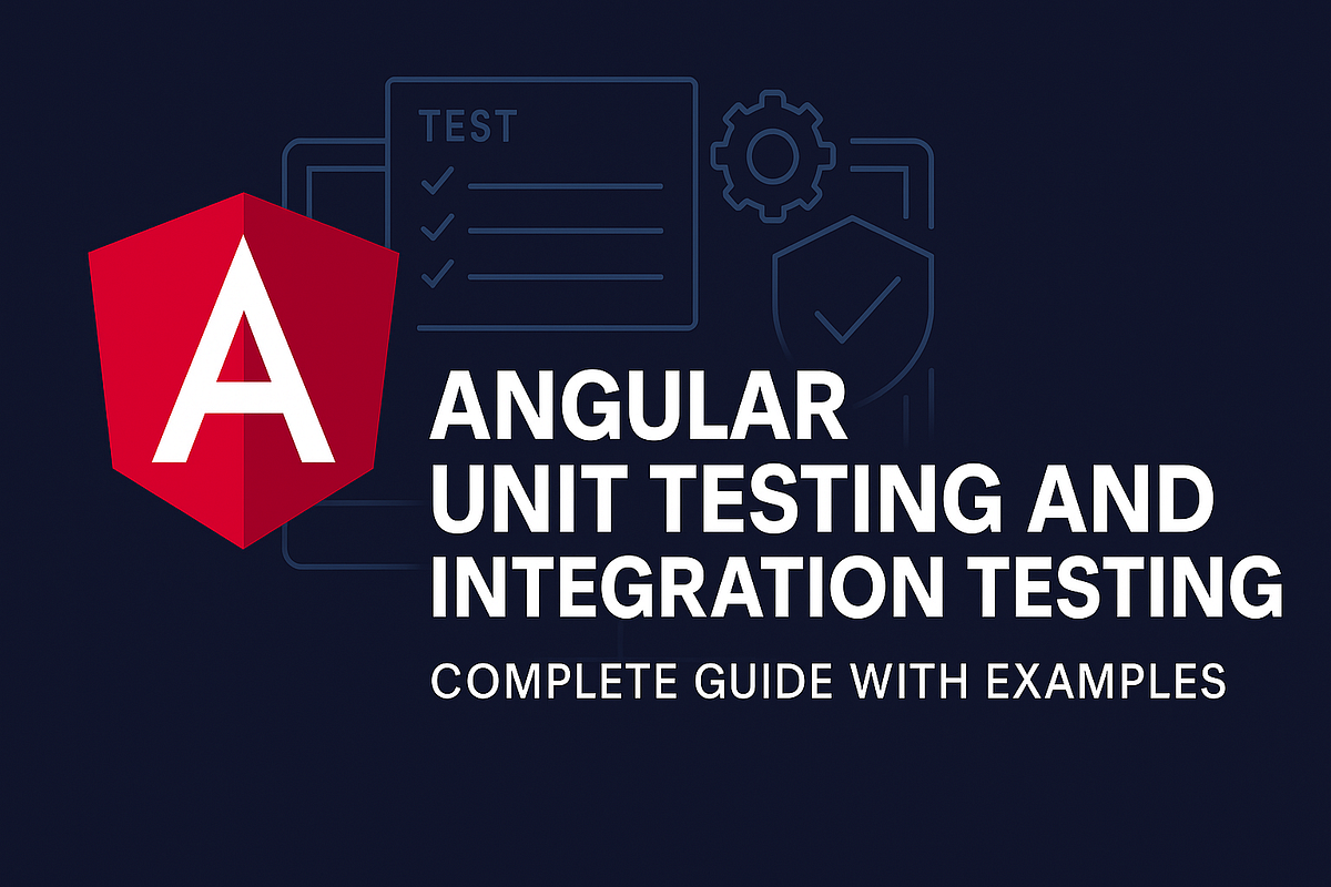Angular Unit Testing and Integration Testing: Complete Guide with ...