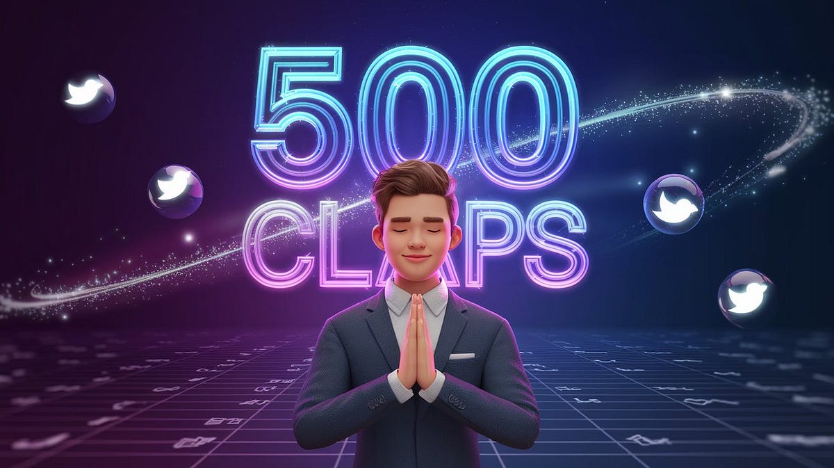 Finally! I Crossed 500 Claps. Eternally Grateful | by Jessica ☑️ ...
