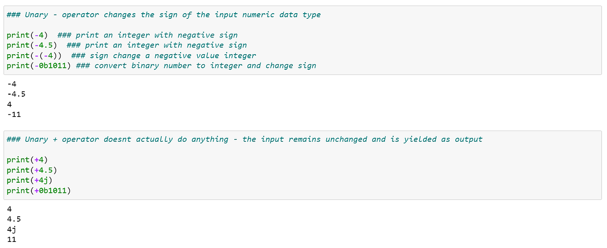Python Basic Built-in Arithmetic Operators | by Aditya Garg ...