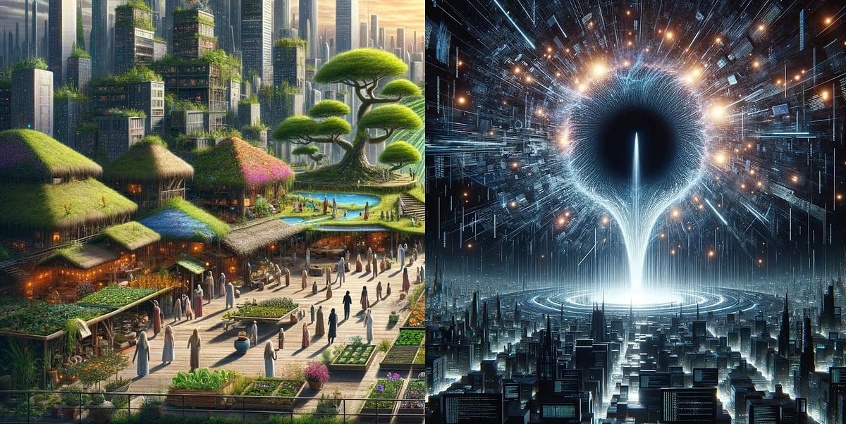 The Crossroads of Humanity: Embracing Community or Merging with ...