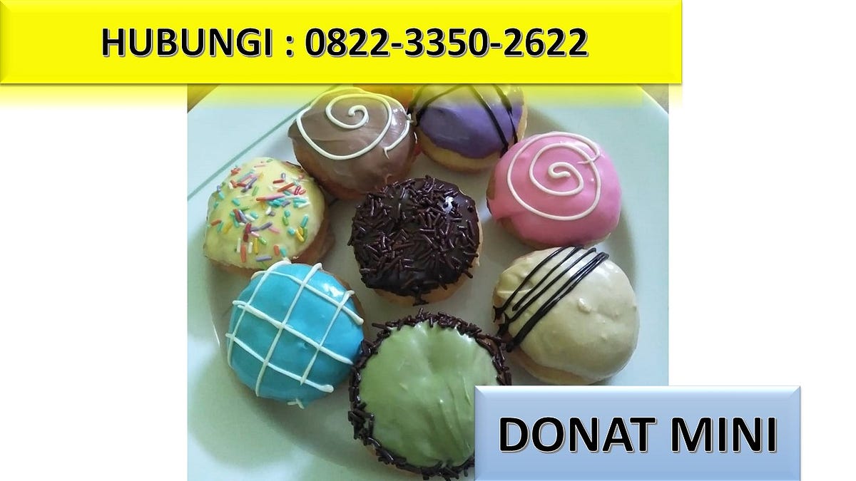 DIJAMIN ENAK!!!, WA 0822–3350–2622, jual donat mini karakter | by jual ...