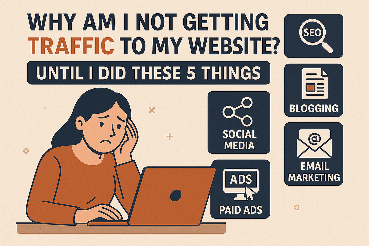 I Was Asking “Why Am I Not Getting Traffic to My Website?” Until I Did ...