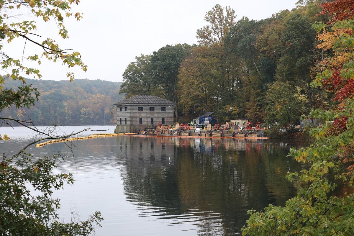 Major Influent Weir Rehab. Work is continuing on the Catskill… | by NYC ...