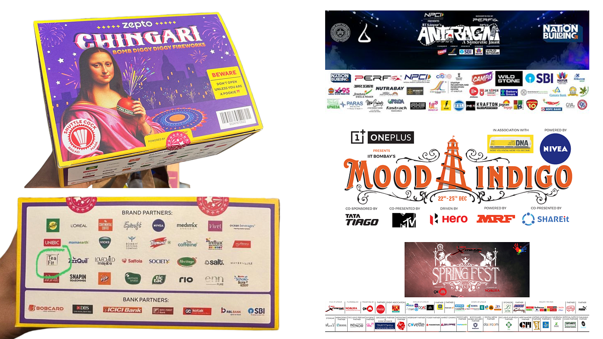 How Zepto’s Brand Collaborations Mirror College Fests | by Young and ...
