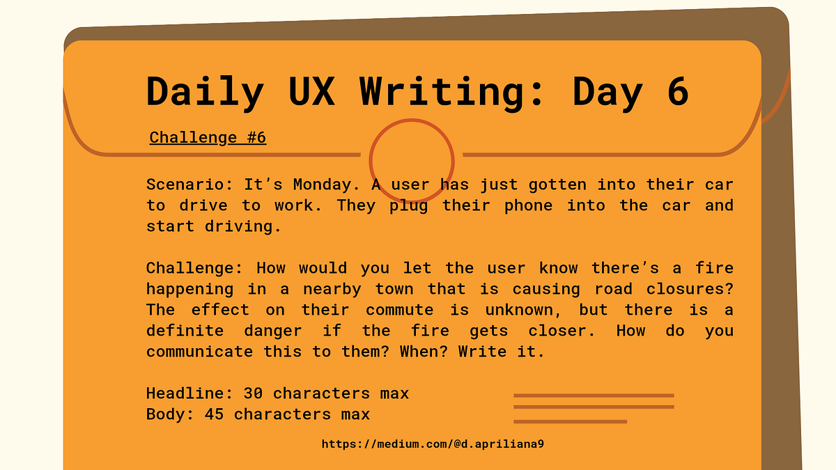 My Daily UX Writing Challenge: Day 6 - Emergency Alert | by Dinar ...