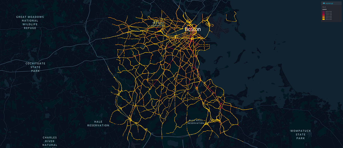 Visualizing Geospatial traffic data in Kepler.gl | by Skanda Vivek | TDS Archive | Medium