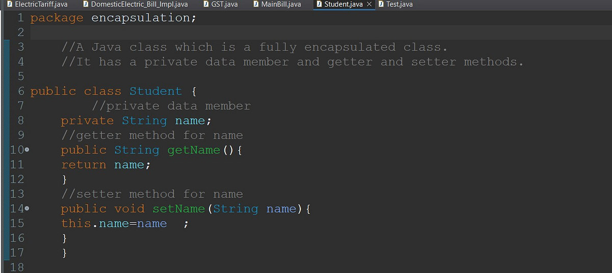 Encapsulation in Java. Encapsulation in Java is a process of… | by Nikhil Sambhaji salvi | Oct ...