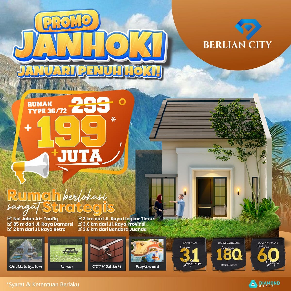 Promo Jual Beli Rumah Sidoarjo Kawasan Perumahan, Berlian City Juanda | by Berliancitysidoarjo ...